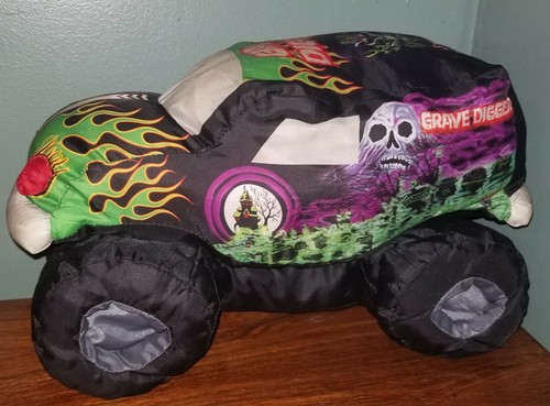 Monster Jam Grave Digger "Bad to the Bone" Monster Truck Soft Plush ...