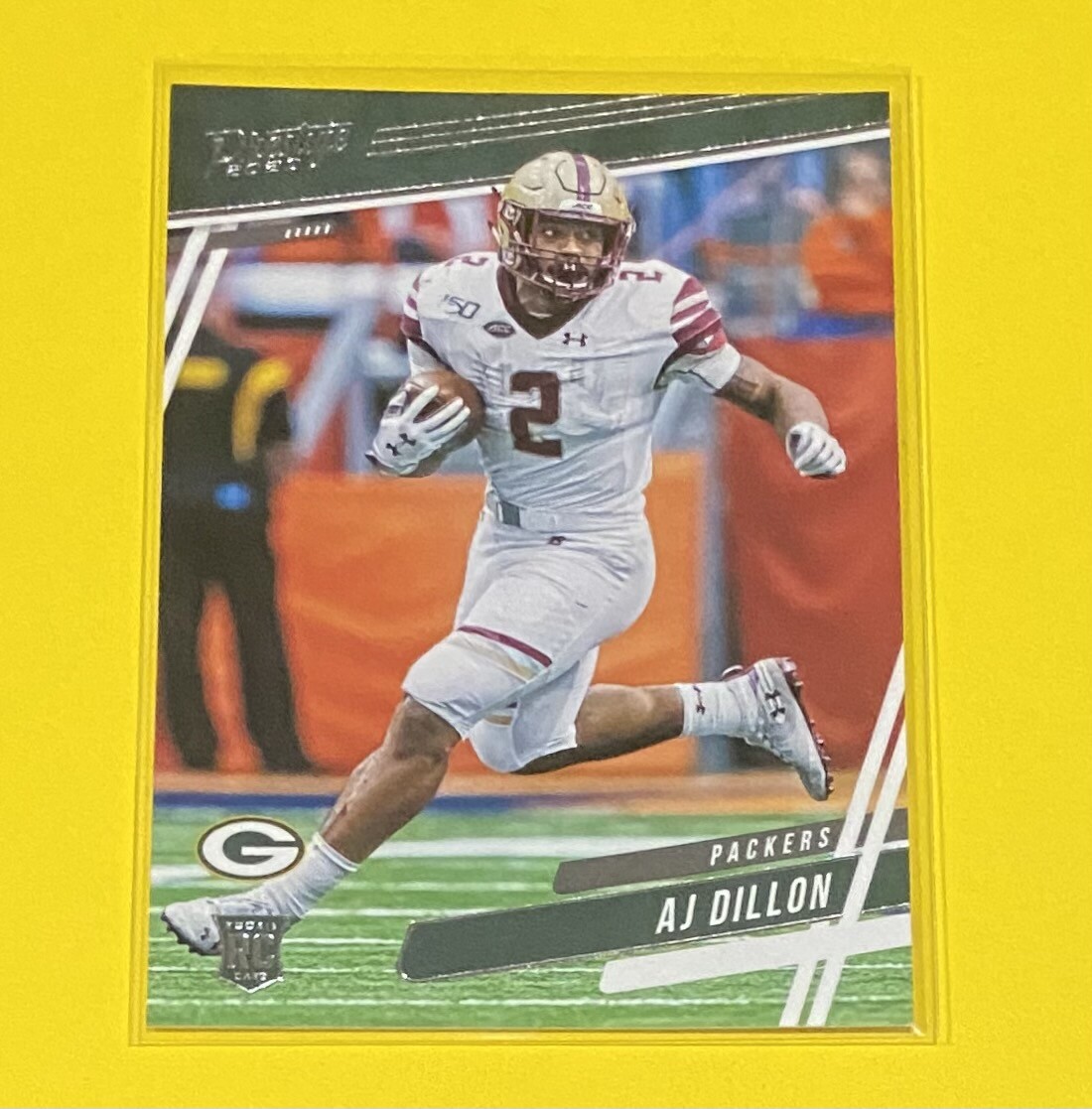 2020 Panini Prestige Football AJ Dillon ROOKIE CARD Green Bay Packers ...