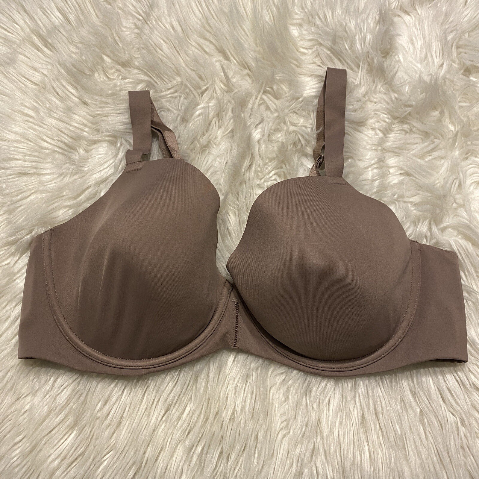 Ambrielle 40DD Bra Taupe Natural Shaping Sensational Demi Underwire ...