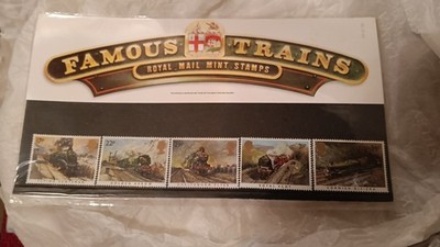 famous trains royal mail mint stamps | eBay UK