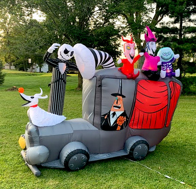 10' Inflatable LED Disney's Nightmare Before Christmas Mayor-Mobile ...