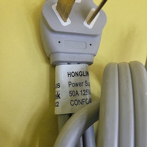HONGLIN 50 amp Range 3-Wire Power Cord, dryer power supply cord 6 ft ...