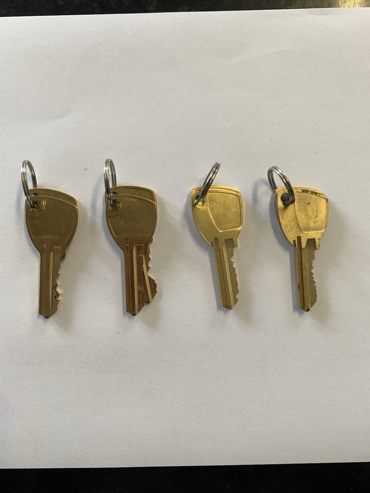 4x Pair of Lockwood Keys - Genuine Lockwood LW4 Pre Cut Keys. Free Post ...