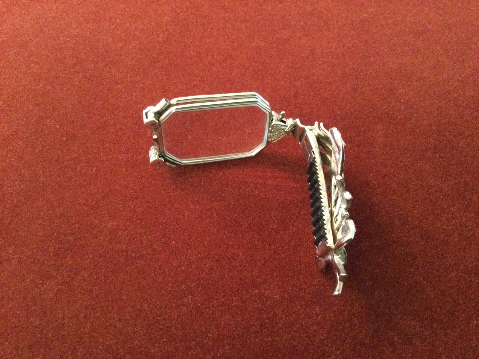 Antique Folding Lorgnette Ladies Glasses, Spring Load… - Gem