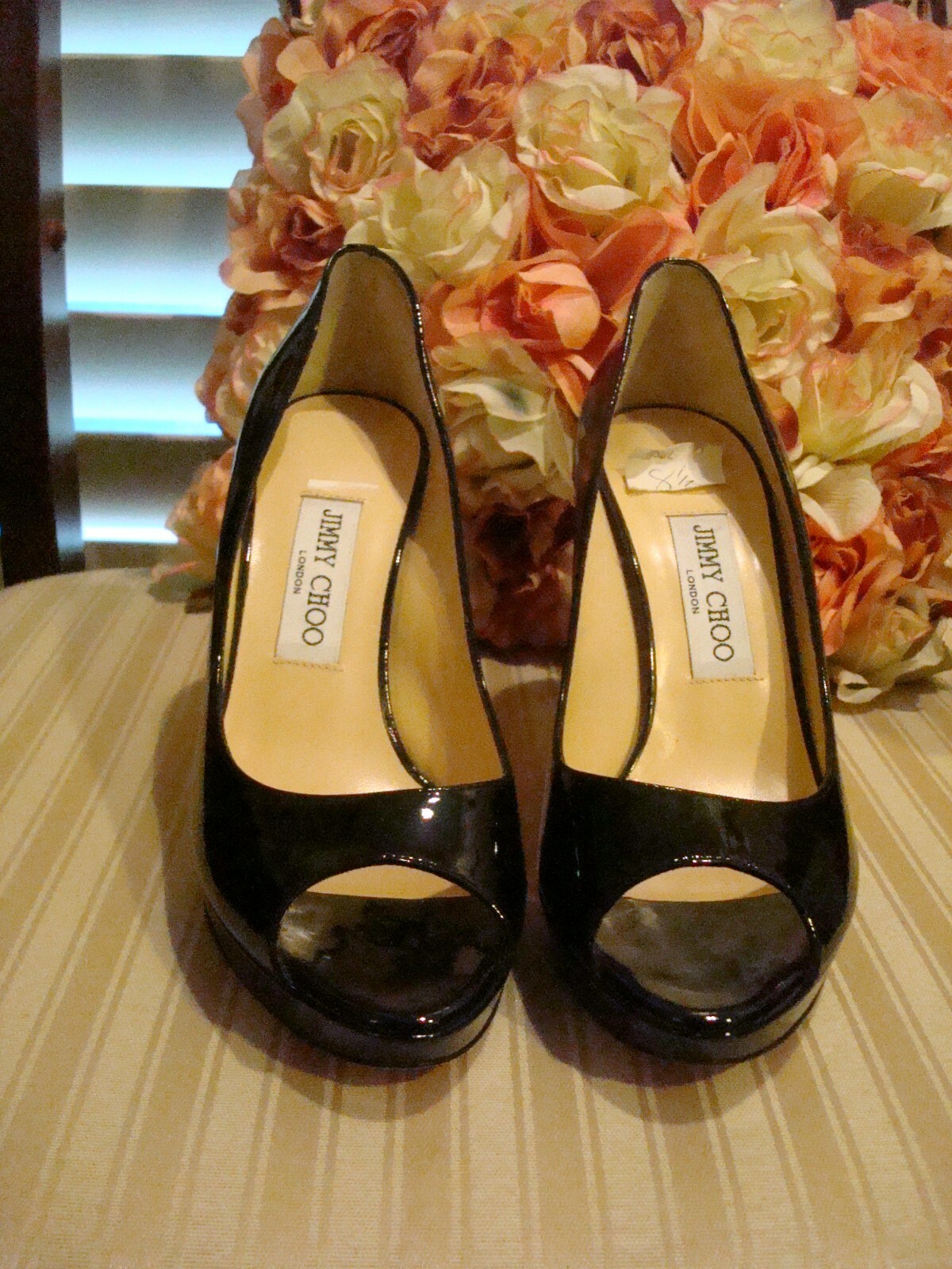 AUTHENTIC JIMMY CHOO LONDON LUNA WOMEN BLACK LEATHER … - Gem