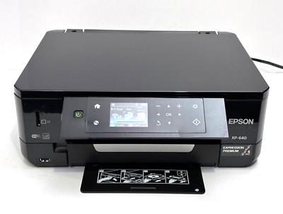 Epson Expression XP-640 Wireless All-In-One Printer Scanner CD/DVD ...