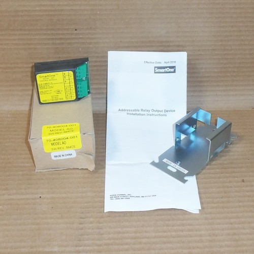 NEW KIDDE 70-408004-001 AO ADDRESSABLE RELAY OUTPUT DEVICE SMART ONE ...