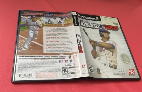 Major League Baseball 2K8 SONY PlayStation 2 PS2 Video Game MLB Sports ...