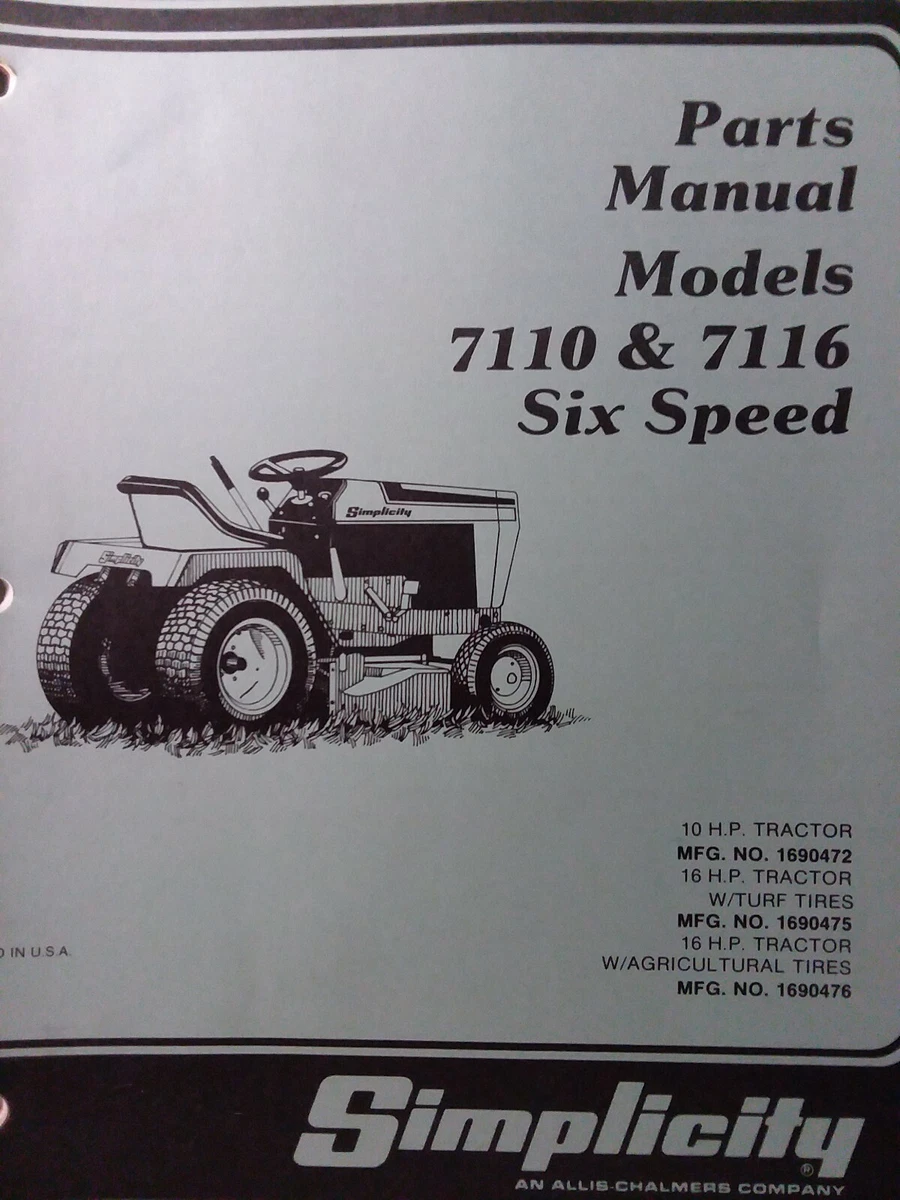 Simplicity Garden Tractor Implements | Fasci Garden