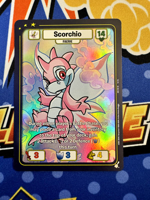Neopets Battledome TCG Faerie Scorchio 1st Edition SR | eBay