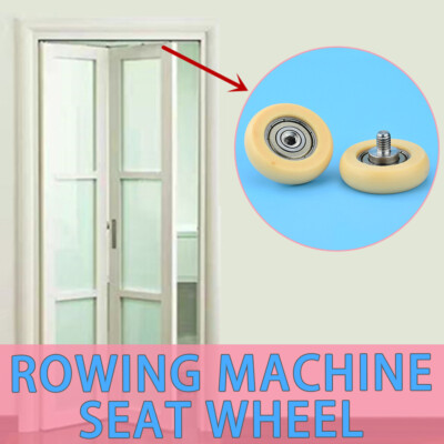 2Pcs Rowing machine seat wheel Nylon roller wheel bearing 8x36x10mm ...
