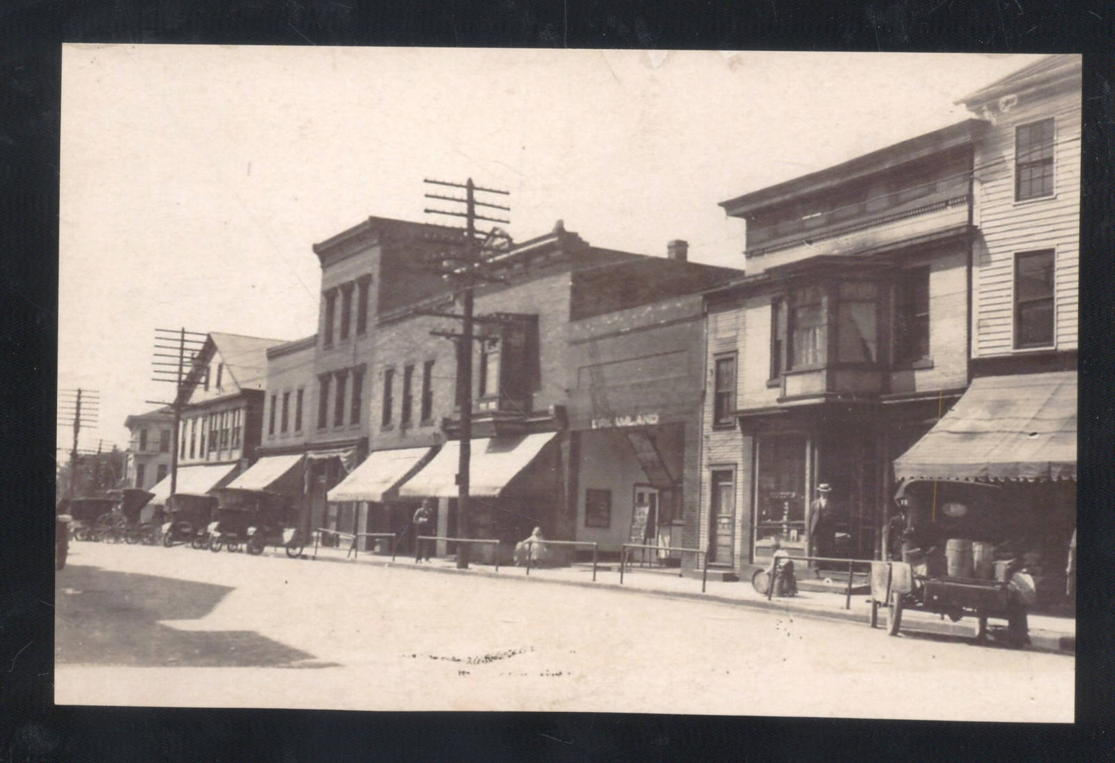 REAL PHOTO MINERVA OHIO DOWNTOWN STREET SCENE STORES POSTCARD COPY | eBay