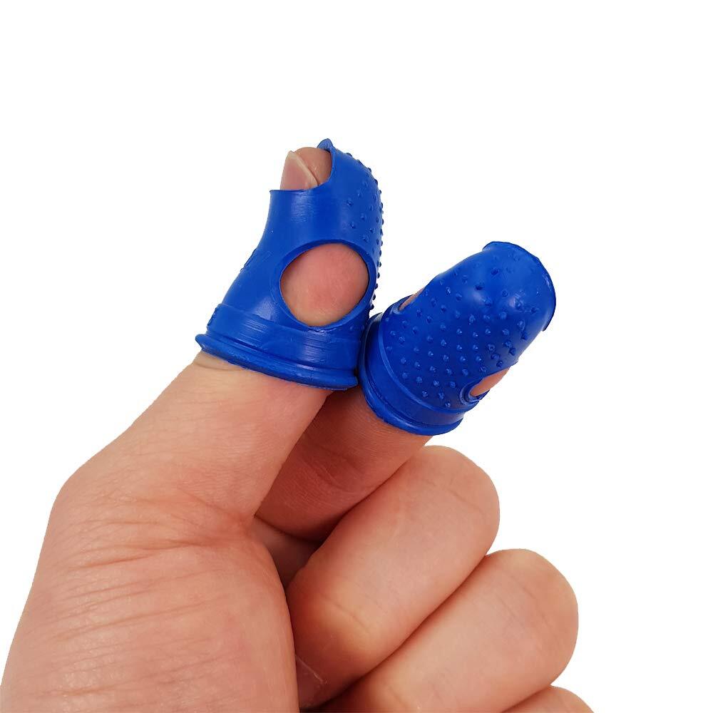 - Rubber Fingers Tips for Money Counting Non - Slip Rubber Gel Finger ...