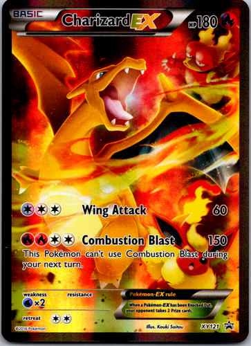 Charizard EX Pokemon Card - XY Promos XY121 Promo NM Near Mint Ultra ...