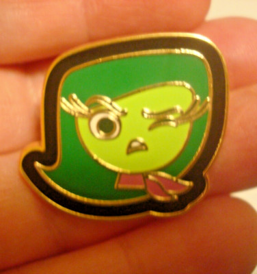Disney Trading Pin Lapel Hat Badge - Inside Out Booster - DISGUST | eBay UK