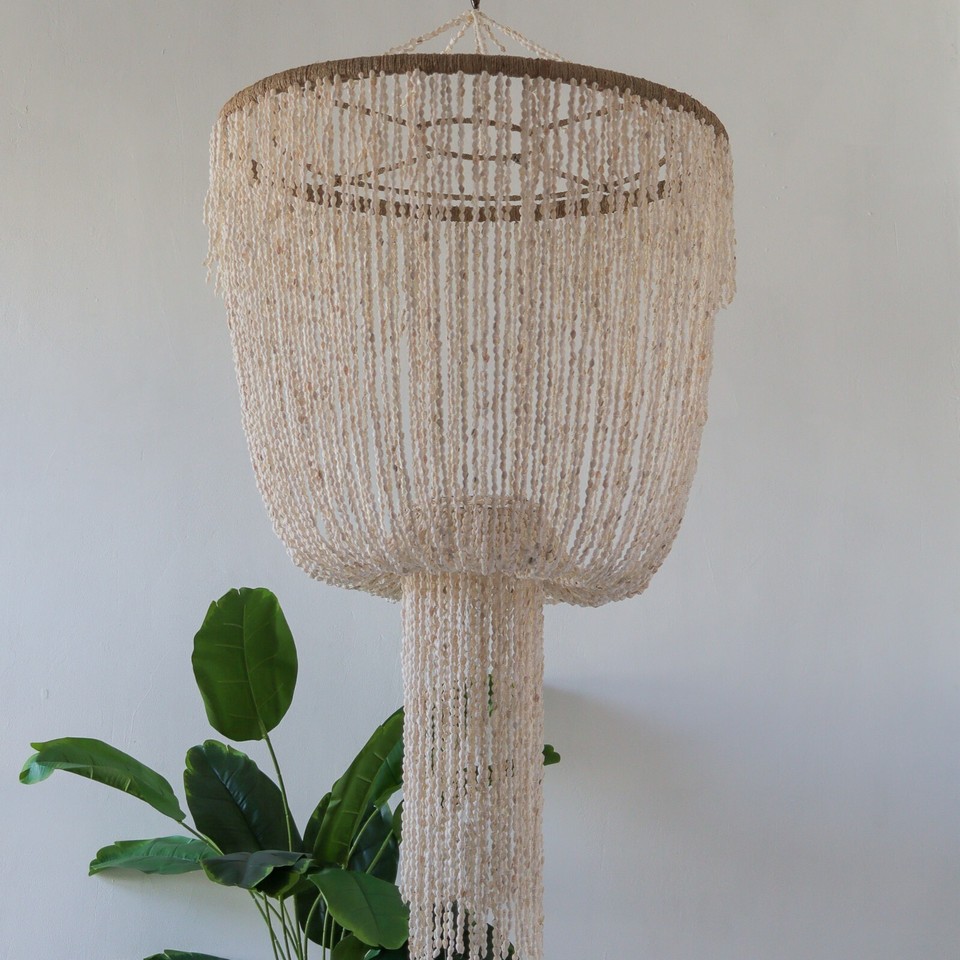 seashell pendant light classic, Seashell Chandelier Round Shape | eBay