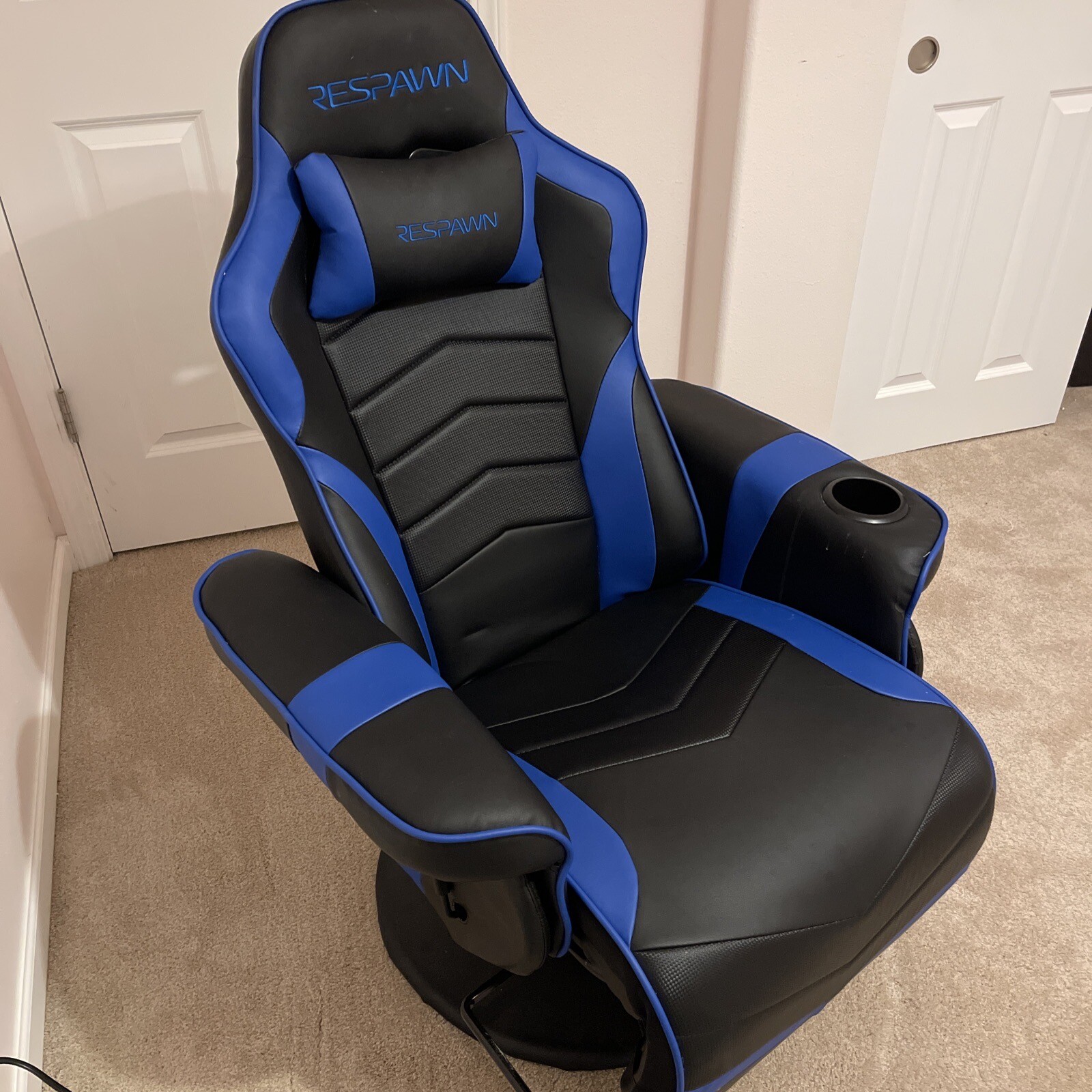 RESPAWN RSP-900 - Racing Style, Reclining Gaming Chair,- Blue | eBay