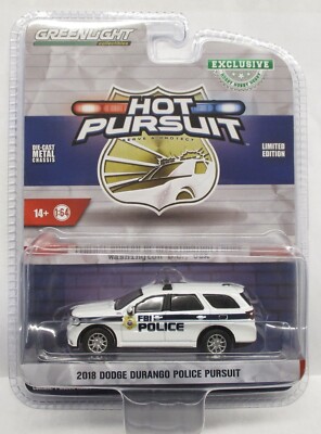 2024 GREENLIGHT HOT PURSUIT FBI 2018 DODGE DURANGO POLICE PURSUIT | eBay