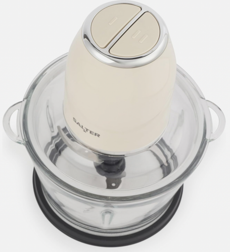 Salter Retro Cream Food Chopper Electric 1.2 Litre 2 Speed 500W for ...