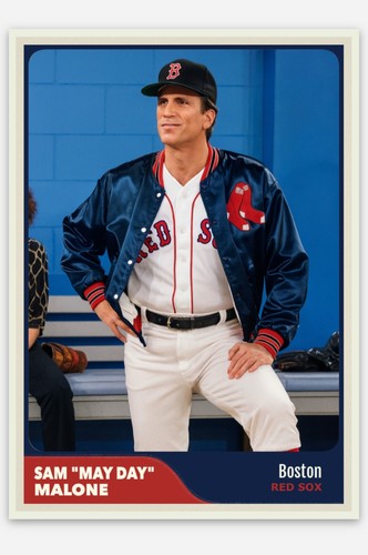 Sam "May Day" Malone Boston Red Sox Cheers Baseball Card | eBay