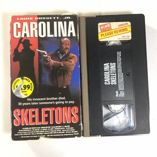 Carolina Skeletons VHS (1992) Louis Gossett Jr Action Horror Drama ...