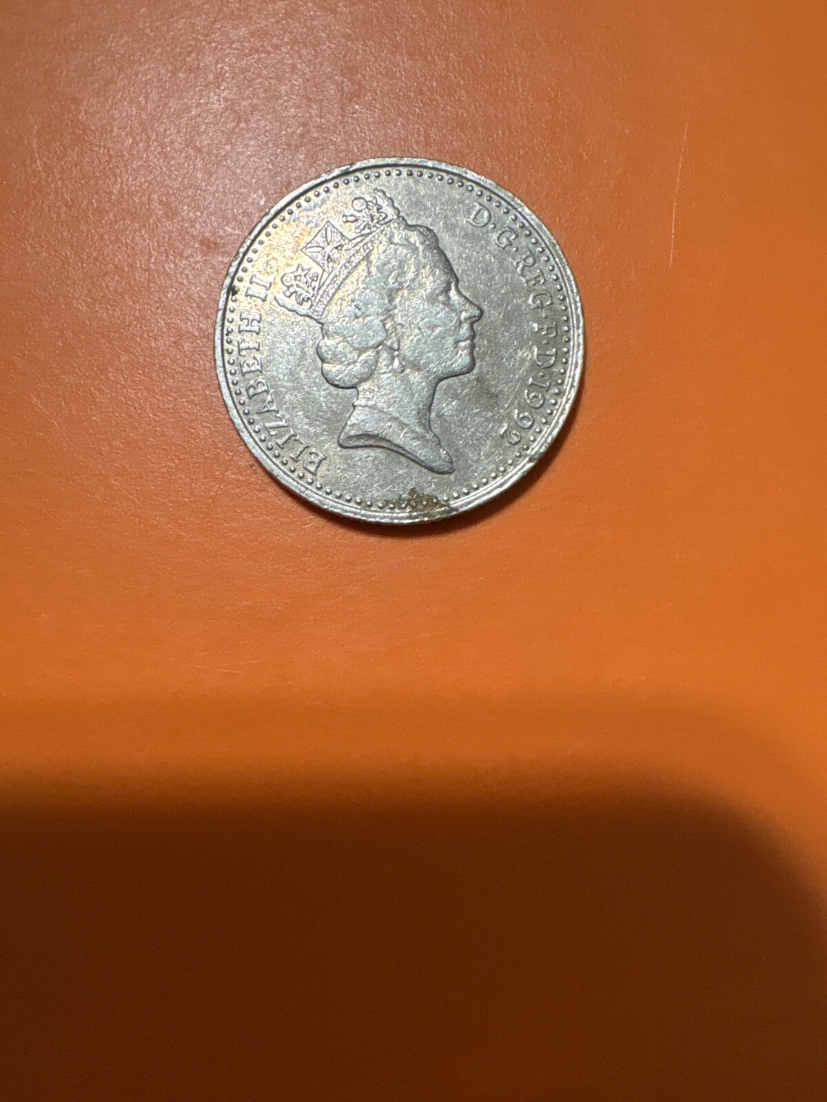 RARE COLLECTOR COIN Queen Elizabeth II British 10 Pence 1992 Coin DG ...