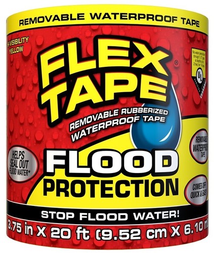 Flex Seal Flex Tape Flood Protection Rtsyelr0420 Rubberized Waterproof ...