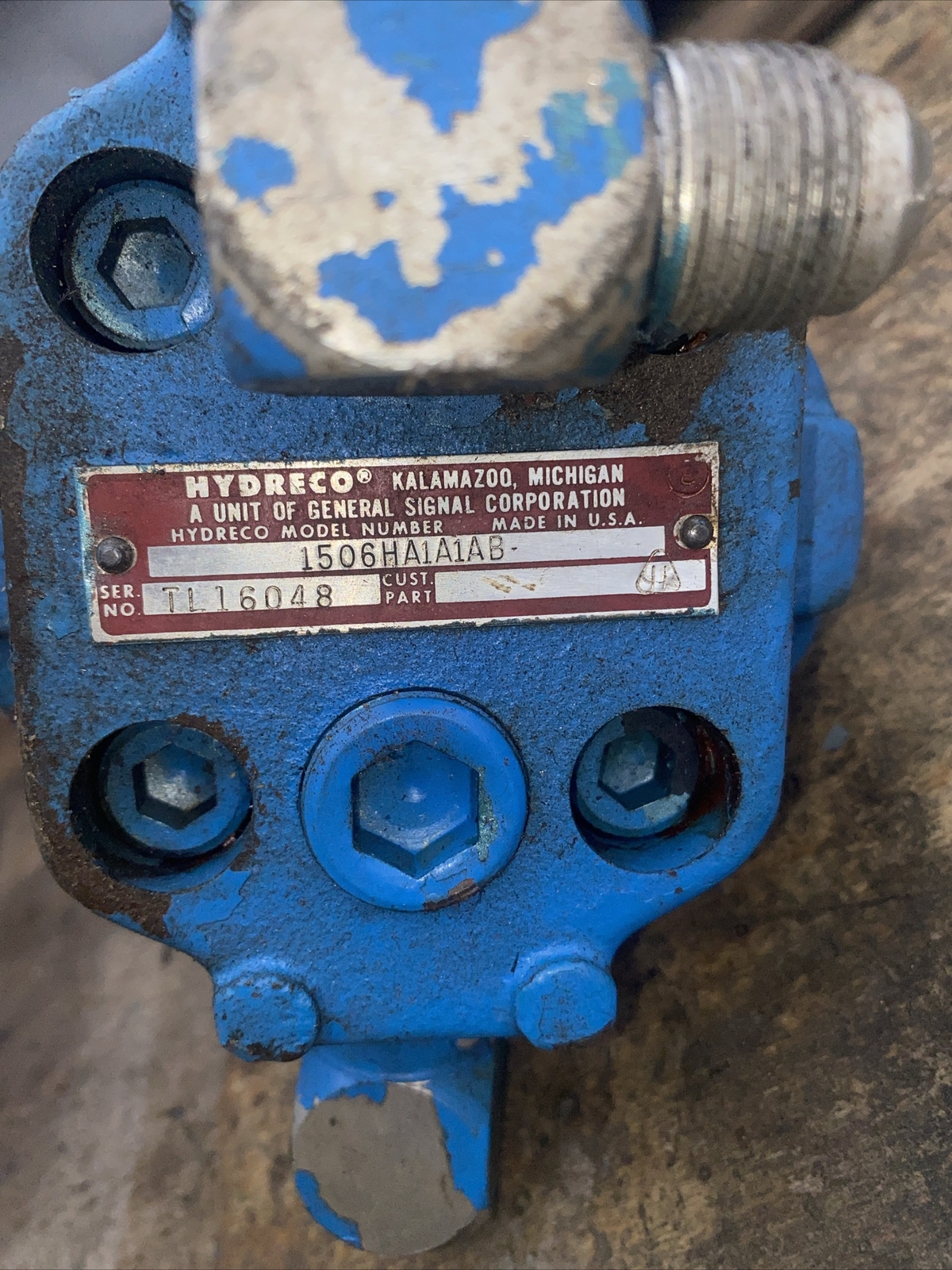 Hydreco Pump Model 1506HA1A1AB Serial # TL16048 | eBay