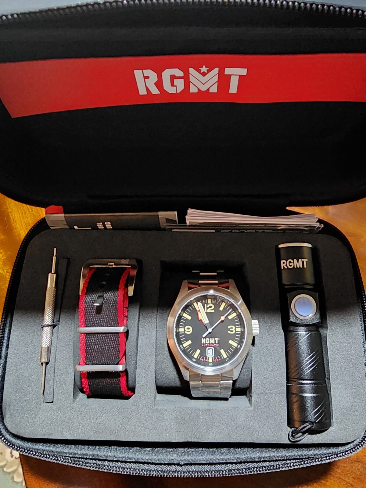 RGMT LOCUST Automatic Watch Set RG-8051-11 BLACK **New** | eBay