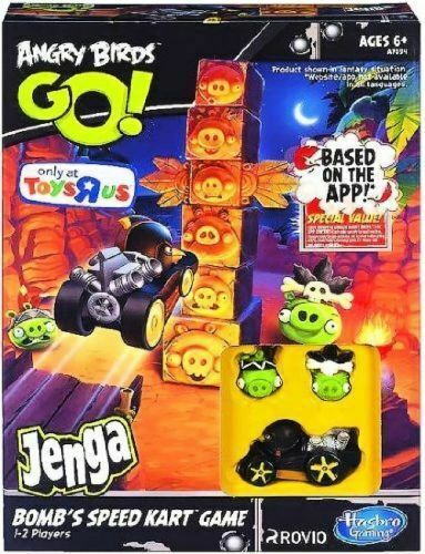 Angry Birds Go Jenga Bomb's Speed Kart Game Hasbro Boy Girl Toy Age 6 ...