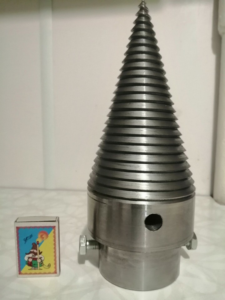 Wood Splitter Splitting Drill Screw Cones Cone 90 mm Cleaver log Left ...