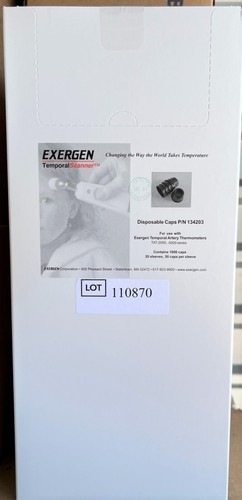 1,000 EXERGEN Disposable Caps 134203 for Temporal Scanner TAT 2000 5000 ...