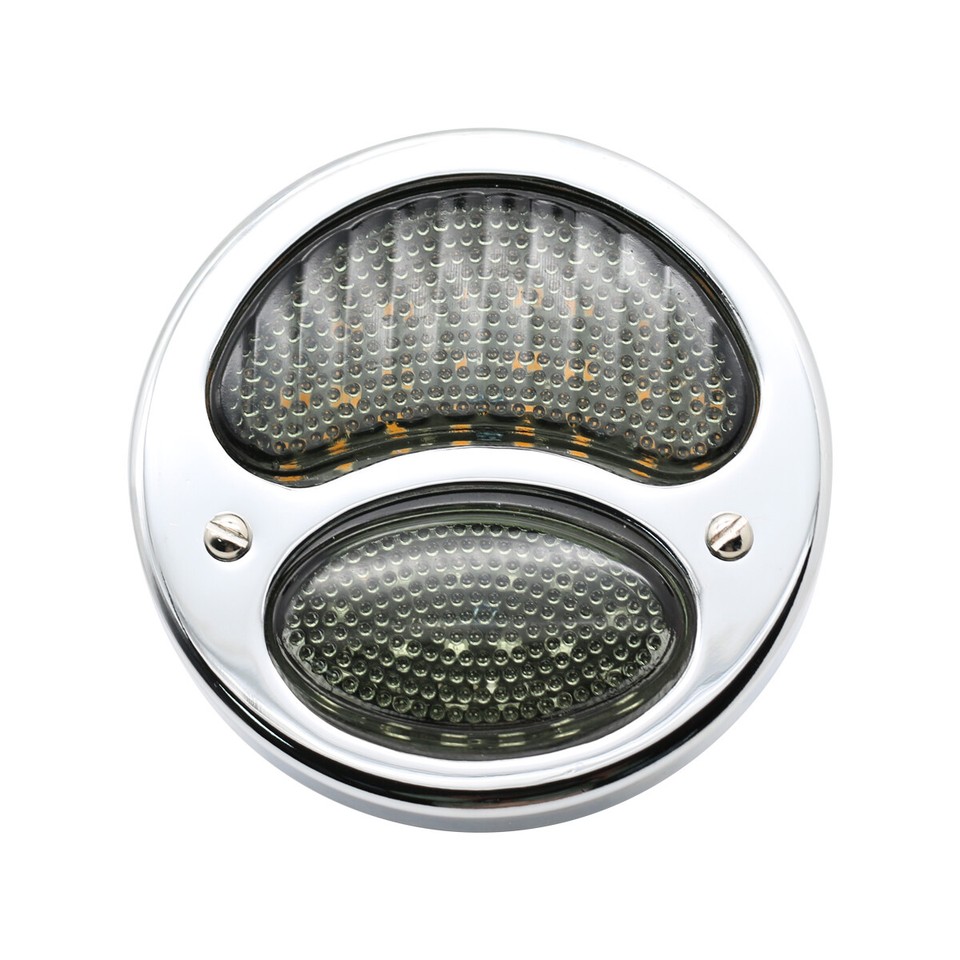 Chrome LED Custom Hot Rat Street Rod Tail Lights without License Plate ...