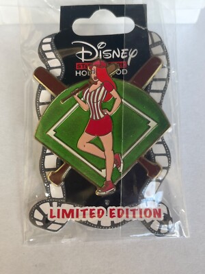 Rare Disney Studio Jessica Rabbit Baseball LE Pin LE 300 Hollywood new ...