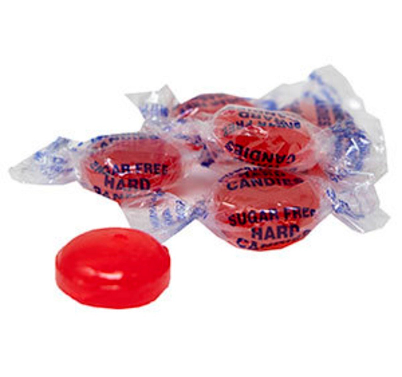 Arcor 2 lb SUGAR FREE CINNAMON Buttons Wrapped Hard Candy Discs Disks ...