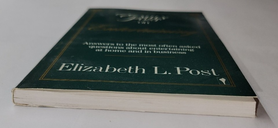 Emily Post on Entertaining Elizabeth L. Post 1988 First Edition ...