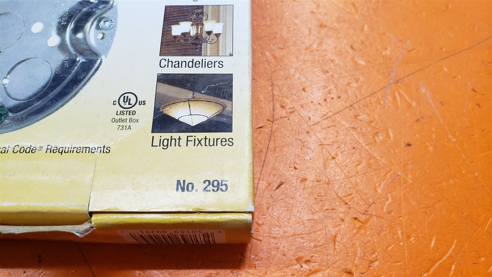 ⭐️⭐️⭐️⭐️⭐️ Ceiling Fan Box Hubbell Raco No.295 4" Round 1/2" Deep | eBay