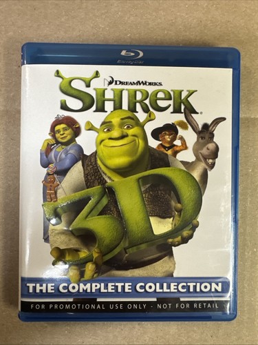 Shrek the Complete Collection 1,2,3,disc 4 Is Promo Offer Disc Set Blu ...