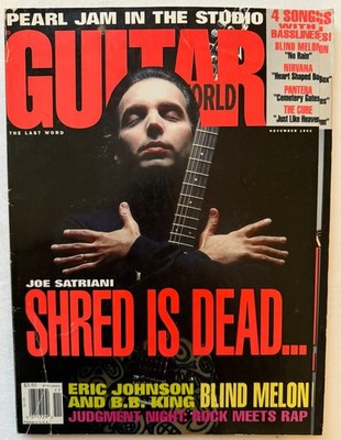 Guitar World - Nov 1993 w/Fold Out - Blind Melon - Nirvana - The Cure ...