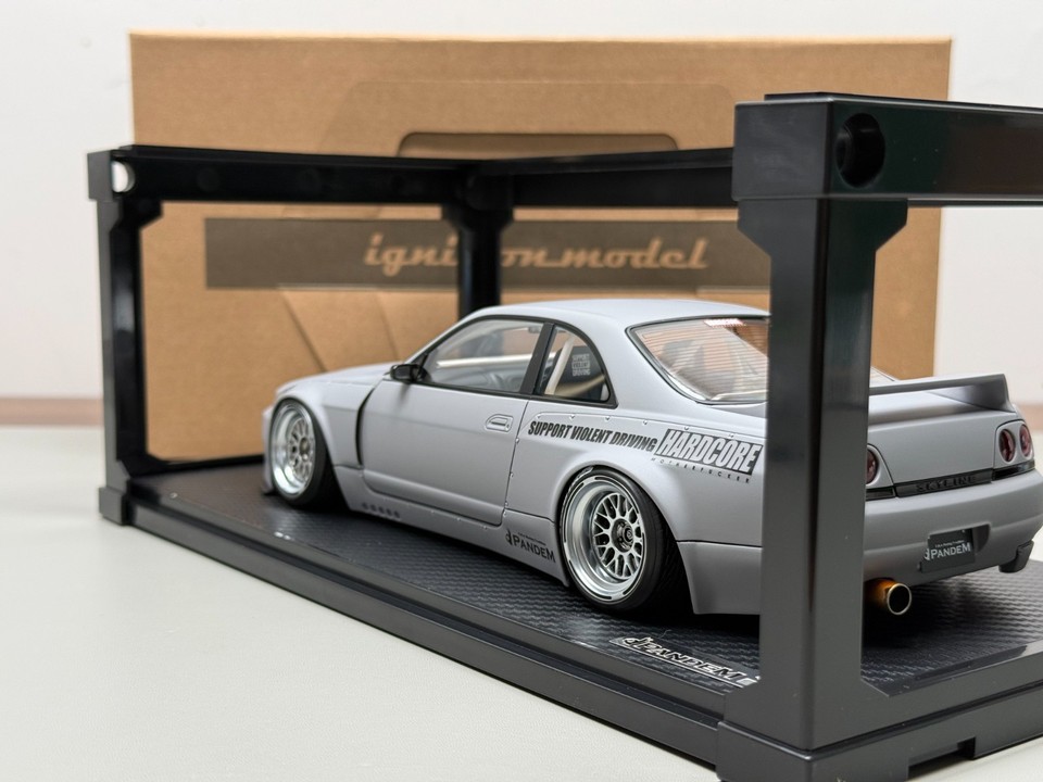 IG 1/18 Nissan Skyline GT-R (R33) Matte Gray Resin Model Car -- IG3034 ...