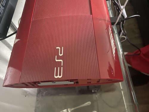 PlayStation 3 PS3 Super Slim 500GB Red Console with Camo Controller | eBay