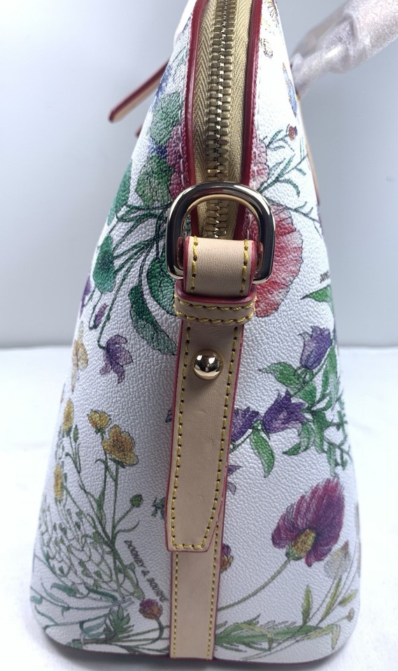 Dooney & Bourke Botanical Collection Satchel Crossbody Top Handle Bag ...