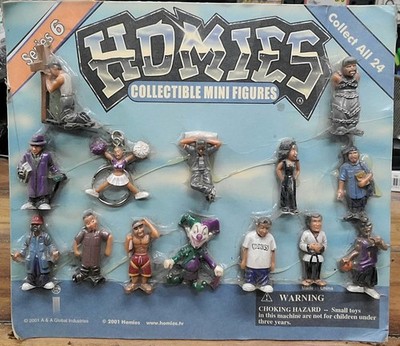 Homies Series 6 Set of 14 Figures - Vending Machines Display Pack w/1 ...