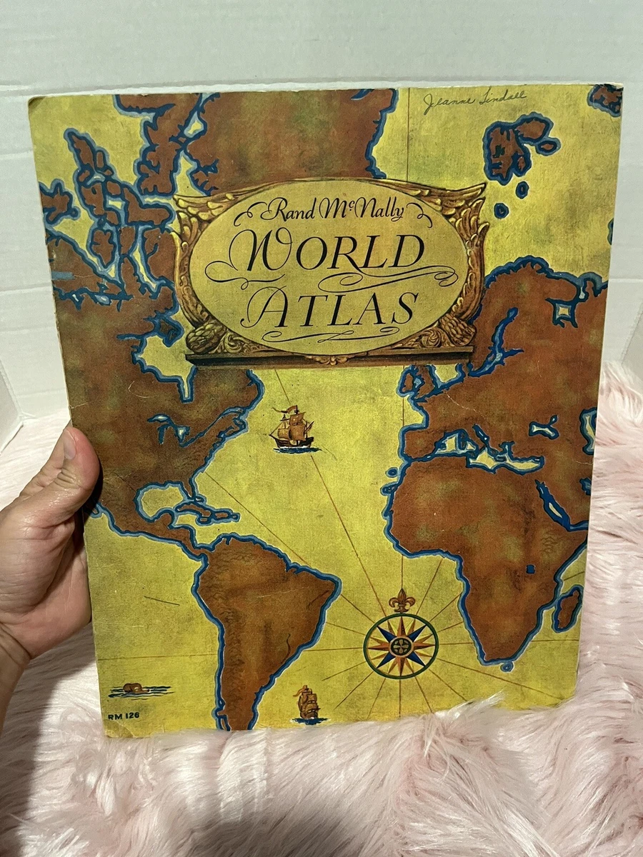 Vintage World Atlas Book