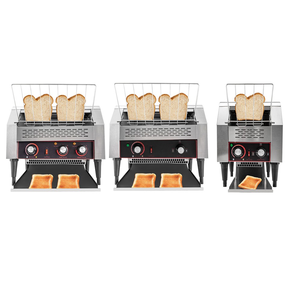 150/450 Slices/H Conveyor Toasters Stainless Steel Bread Toasters For ...