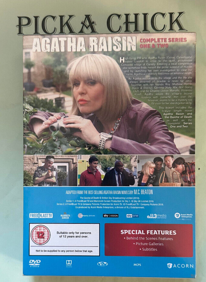 Agatha Raisin - Series 1-2 - Complete (Box Set) (DVD, 2019) for sale ...
