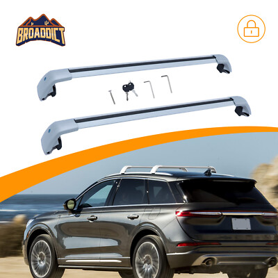 Cross Bar Roof Rack Fit for 2020-2023 Lincoln Corsair Lockable ...