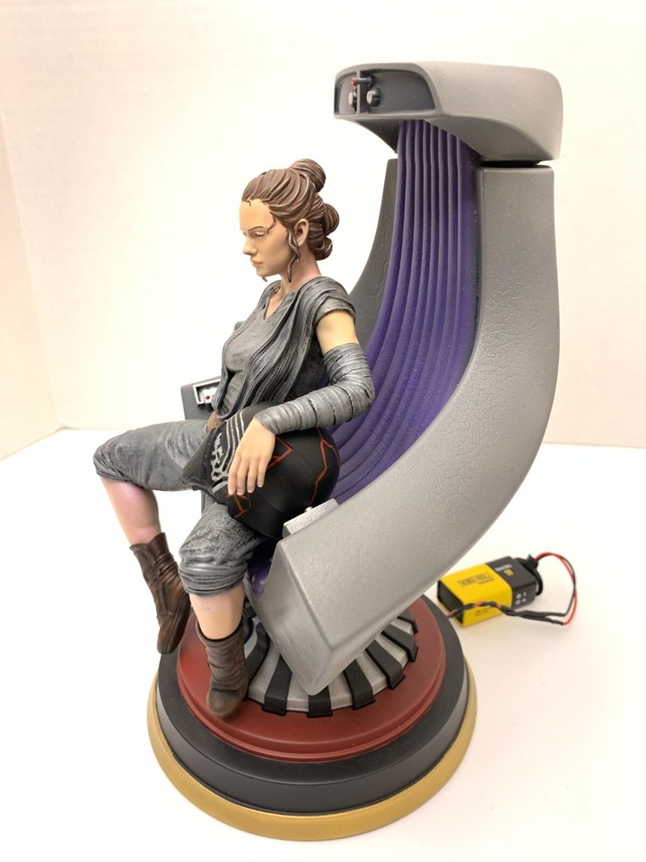 3D printed Rey Skywalker on Throne. Printed, Assembled and Painted | eBay