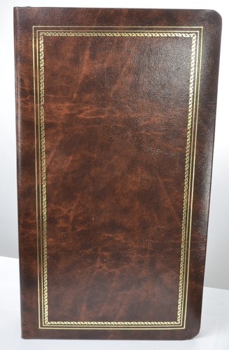 Vintage Holson XTVB-35 144 3.5x5 photos Brown Proof/Photo Album 12" x 7 ...