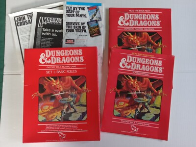 Basic Rules Box Set 1 - Dungeons & Dragons - Complete (no dice) -BECMI ...